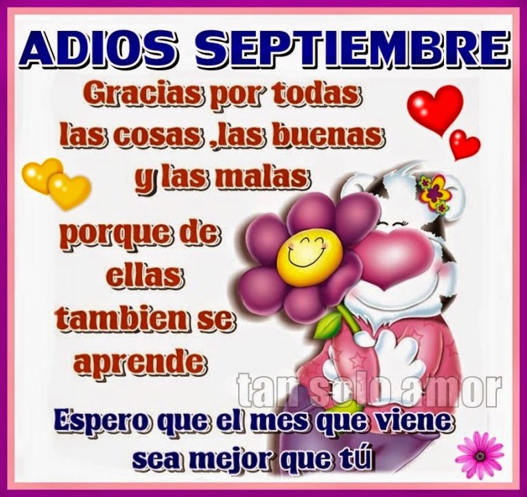 6 Imágenes de adiós septiembre y bienvenido octubre