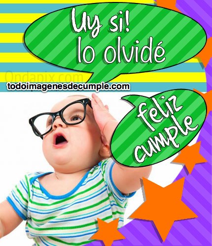 Imágenes de feliz cumpleaños atrasado