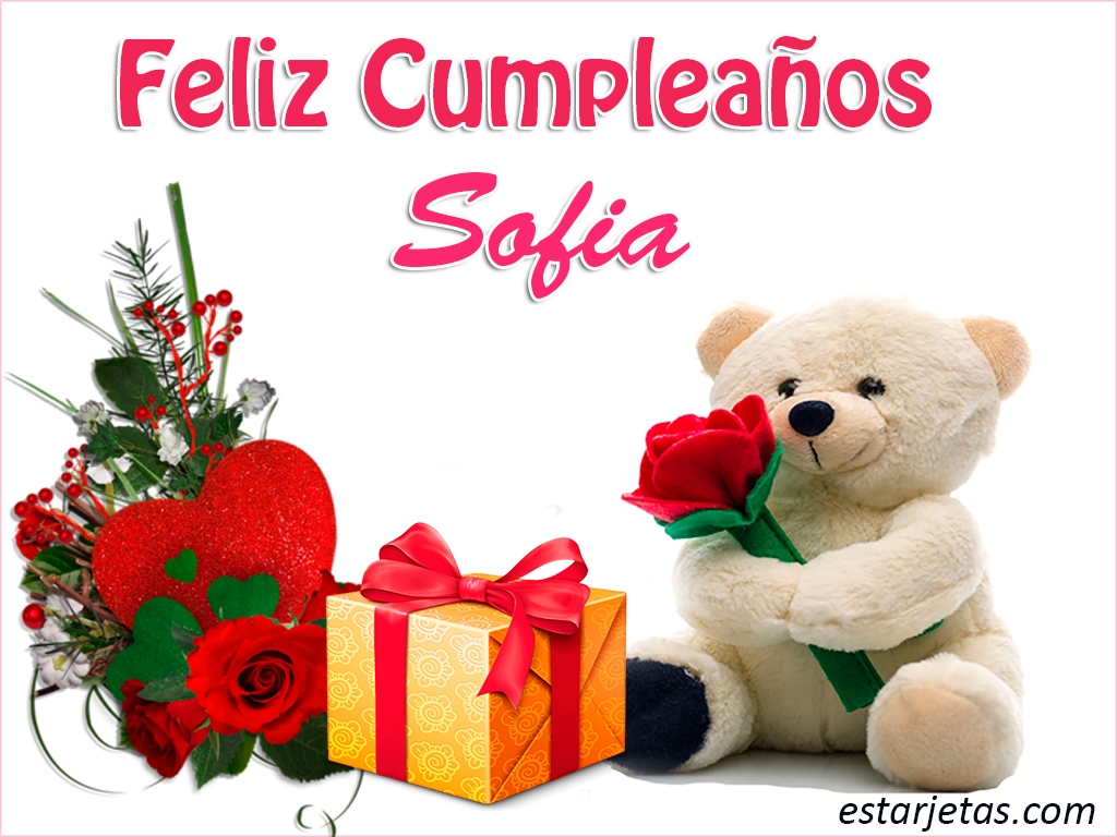Imágenes de feliz cumpleaños sofia