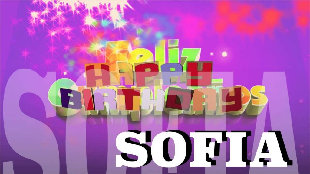 Imágenes de feliz cumpleaños sofia