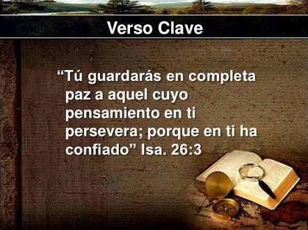 Imágenes de tu guardarás en completa paz aquel cuyo pensamiento en ti ...