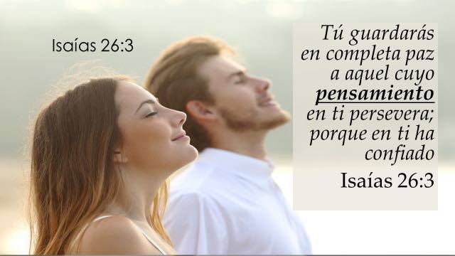 Imágenes de tu guardarás en completa paz aquel cuyo pensamiento en ti ...