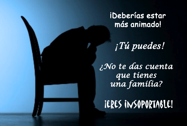 Imágenes con frases para una persona deprimida para compartir